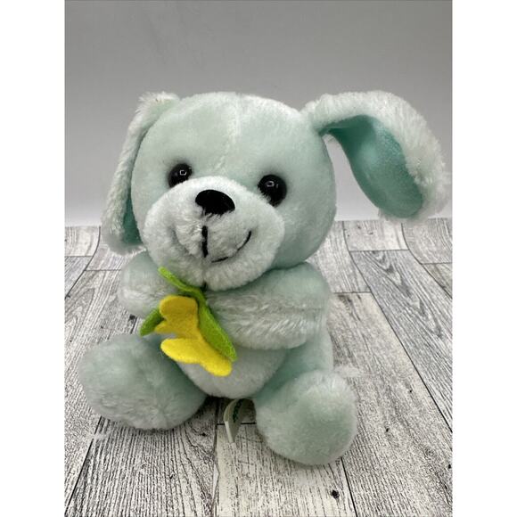 Russ | Toys | Vintage Russ Poopsie Green Dog Plush Stuffed Animal Toy ...